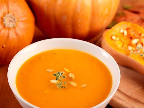 Potage à la citrouille et aux poireaux | Arctic Gardens Service Alimentaire