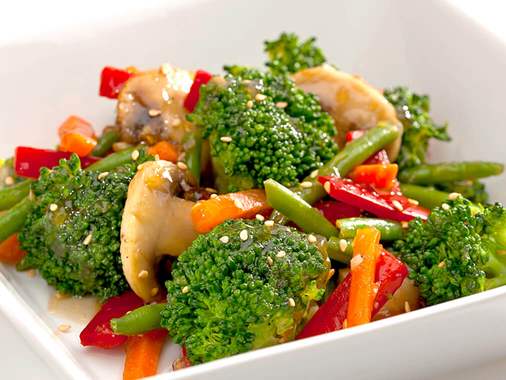 Asian Vegetable Stir Fry Infused with Green Tea and Ginger | Arctic ...